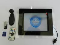 China 8 Inch Acrylic High Resolution LCD Digital Photo Frame With Video Loop Play for sale