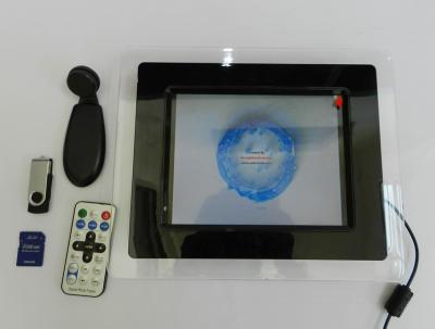 China 8 Inch Acrylic High Resolution LCD Digital Photo Frame With Video Loop Play for sale