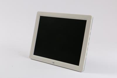 China Decorative White 12 Inch LCD Digital Photo Frame With 128MB - 8GB Card for sale