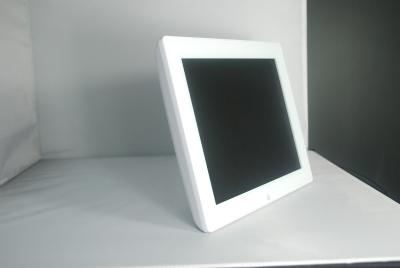 China White Glass Personalised Wedding Electronic Photo Frames 12 Inch With Two Speaker for sale