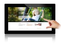 China 1080P Bluetooth Camera Wide Viewing Angle Touch Screen Digital Photo Frames for sale