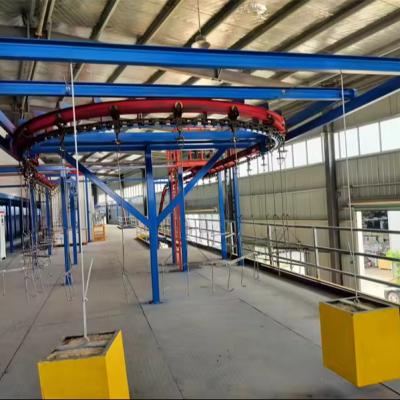 China Heat Insulation Powder Coat Paint Line For Metal Processing And Powder Coating for sale