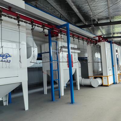 China Compact Automatic Powder Coating Line Easy Control Automated Powder Coating Systems for sale