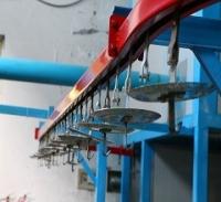 China 1.2mm Steel Automated Powder Coating Line High Speed Industrial Powder Coating Systems for sale