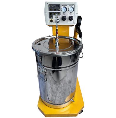 China Steel Substrate HXC-K1 Manual Electrostatic Powder Spraying Machine With Roller for sale