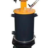 China 50W Power Industrial Powder Coating Booth Machinery with Automatic Spray System Design for sale