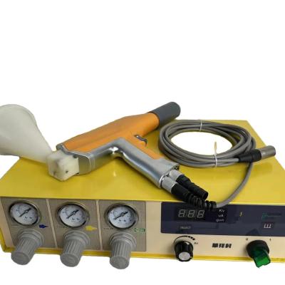 China Low Maintenance Cost Mini Portable Metal Powder Painting Machine with Small Hopper for sale
