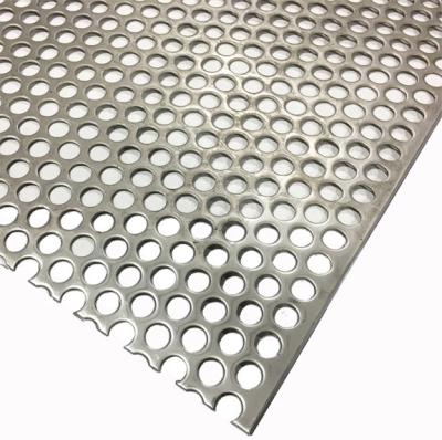China 316L Stainless Steel Perforated Metal Sheet 4x8 Round Hole 309 SS Plate for sale