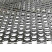 China 316 Stainless Steel Perforated Sheet Metal Panels / Perforated SS Plate 304 for sale