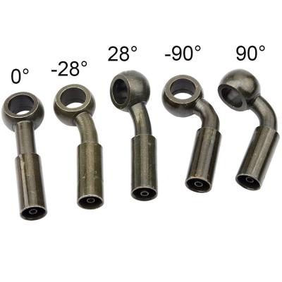 China Carbon Steel Motorcycle Brake Line Banjo Fittings Zinc Plated Surface for sale