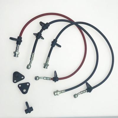 China Brake Hose Assembly With M10*1 Banjo Fittings For Motorcycles for sale
