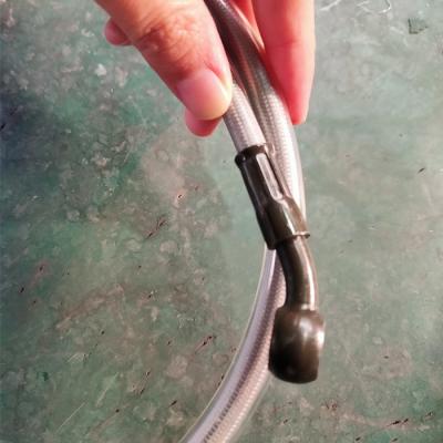 China Motorcycle 3.2mm *7.5mm 1/8” Stainless Steel Braided Brake Line Assembly Production Factory for sale