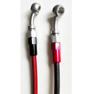 China Color PVC Coated Brake Hose Assembly For Racing Motorcycle for sale