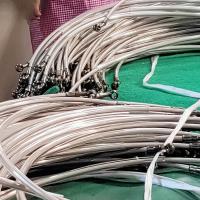 China SAE J1401 AN3 Brake Hose Components PU / PVC Cover With Banjo Fittings for sale