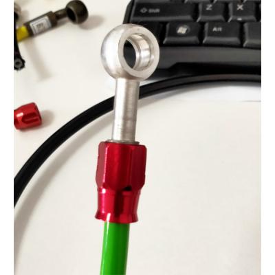 China Motorcycle Motor Brake Hose Banjo Fitting AN3 0 28 90 Degree for sale