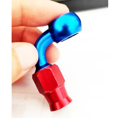 China 8AN Fuel Filter Connector Replacement  3/4 X 16 Anodised Color Finish for sale