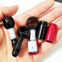 China Aluminum Straight 45 90 180Deg Swivel Female -8AN JIC8 9/16x18UNF PTFE Hose End Fitting Connector for AN8 PTFE Fuel Line for sale