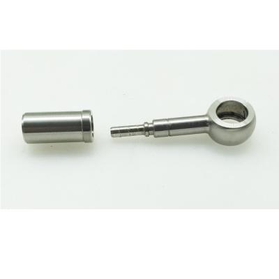 China Stainless Steel Hardline Fitting -3 AN AN3 Female Tube Nut and Sleeve for sale