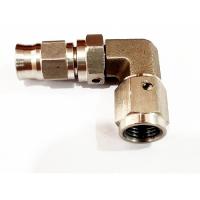 China Stainless Steel 45 Degree -3 AN Male to Banjo Eye Hole Diameter 10.2mm Brake Banjo Fitting for AN3 PTFE Brake Hose Line for sale