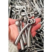China Stainless Steel Brake Fitting Straight Banjo Eye Hole Diameter 11.2mm to -3 AN PTFE Hose End for Braided Brake Hose for sale