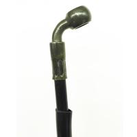 China Car Brake System Stainless Steel Hose Banjo Fitting Army Green Color for sale