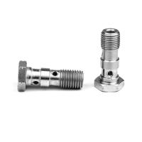 China M10 x 1.25 Brake Hose Banjo Bolt 303 Stainless Steel Brake Fittings for sale
