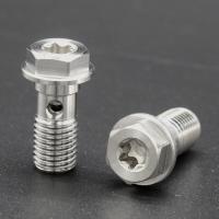 China 303 Stainless Steel Brake Line Banjo Bolt M10 Ultrasonic Cleaning Polished Surface for sale