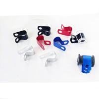 China Cushioned 304 Stainless Steel Brake Line Clips With Protective Rubber Lining for sale