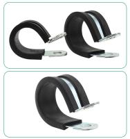 China Insulated 3/16 Inch Brake Hose Clips Brake Line Mounting Clamps for sale
