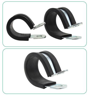 China Insulated 3/16 Inch Brake Hose Clips Brake Line Mounting Clamps for sale