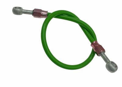 China Stainless Steel Braided AN3 PTFE Nylon Brake Hose Assembly 800m  1100mm for sale