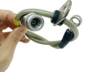 China Ptfe Nylon Colored Stainless Steel Braided Brake Hose Assembly 3.2mm 1/8'' for sale