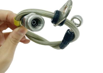 China Ptfe Nylon Colored Stainless Steel Braided Brake Hose Assembly 3.2mm 1/8'' for sale
