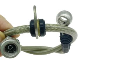 China Customizable Length 3.2mm 1/8'' SS Ptfe Braided Hose Assembly for sale