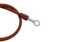 China 70Mpa AN3 Hydraulic Stainless Steel Braided Hose Assembly Wear Resisting for sale