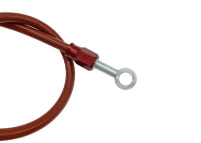 China 70Mpa AN3 Hydraulic Stainless Steel Braided Hose Assembly Wear Resisting for sale
