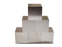 China 1kg  High Density Pure Tungsten Cube Wolfram Cube GB-T 3875 Standard for sale