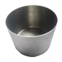 China Thin Wall Vacuum Furnace Parts Molybdenum Crucible 15~80mm Dia  Polishing Surface for sale