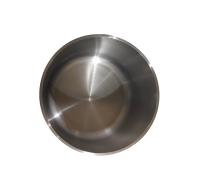 China Customized vacuum Furnace Parts Pure 99.95% sintered tungsten crucibles for sale