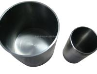 China Customized vacuum Furnace Parts Pure 99.95% sintered tungsten crucibles for sale