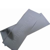 China Sandblasting 99.95% 0.05mm Thick Tungsten Foil Electrical Light Source Parts for sale