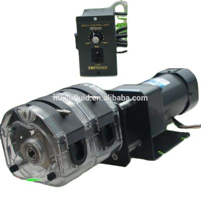China DC stepper motor 12v 24v AC220v 110v water treatment chemical reagent dosing calf feed self priming ODM OEM peristaltic pump for sale
