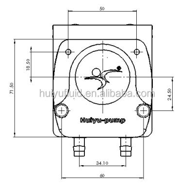 China Laundry washing machine OEM peristaltic pump for sale