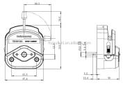 China Easy Load pump head for peristaltic pump for sale