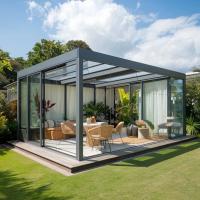 China YATTON Custom Modern Retractable Prefabricated  Sunroom Aluminium windows and Doors Materials Balcony Garden Sunroom for sale
