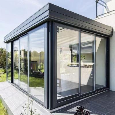 China Modern YATTON Retractable Sunrooms Aluminum windows and Doors Materials Balcony for Outdoor House Garden Sunroom for sale