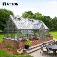 China YATTON Aluminium Conservatory Sunroom Laminated Impact-Resistant Glass House Outdoor Freestanding Modern Design Retractable for sale