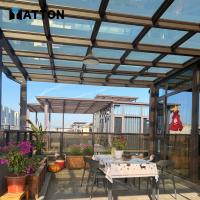 China Modern Freestanding Sunroom Kit Aluminum Free Standing Custom Modern Waterproof Aluminum Alloy Sunrooms Movable Sunroom for sale