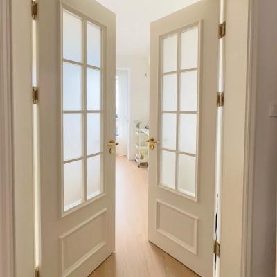 China High Security Aluminum Alloy French Door & Window with Waterproof Feature 5-Year Warranty for Courtyard School Warehouse Use for sale