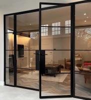 China French-Style Waterproof Aluminum Door for Villa School Courtyard & Self-Built House Security Use with 5-Year Warranty for sale